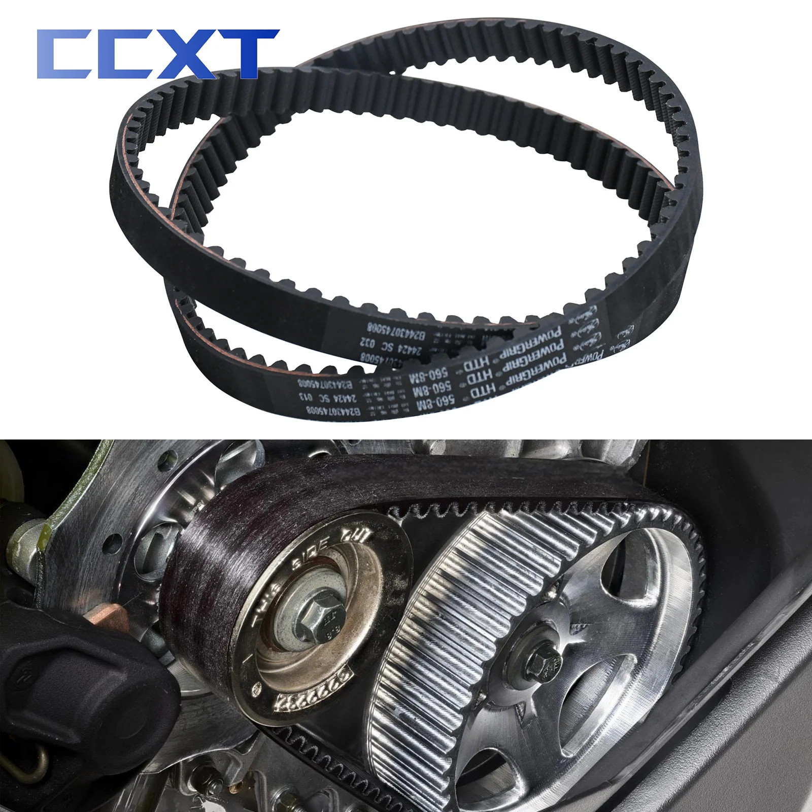 Electric Motorcycle 8M 560 Original Transmission Belt Drive Belt For ...