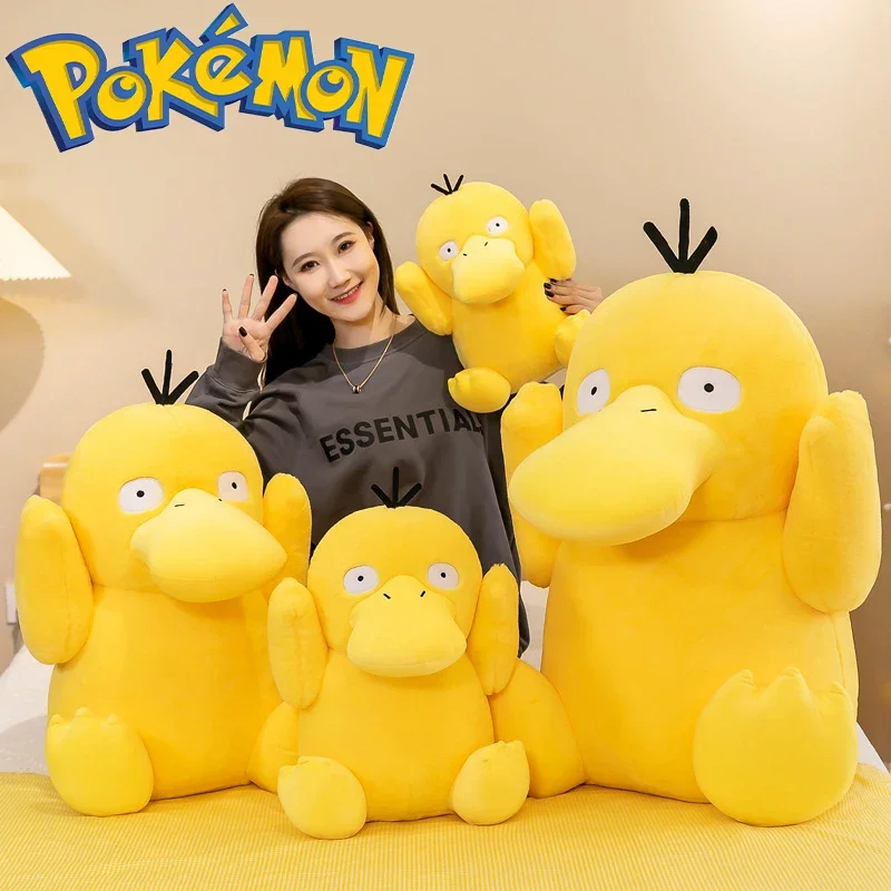 Big-Size-60cm-Pokemon-Pikachu-Psyduck-Plush-Toy-Anime-Duck-Stuffed-Doll ...