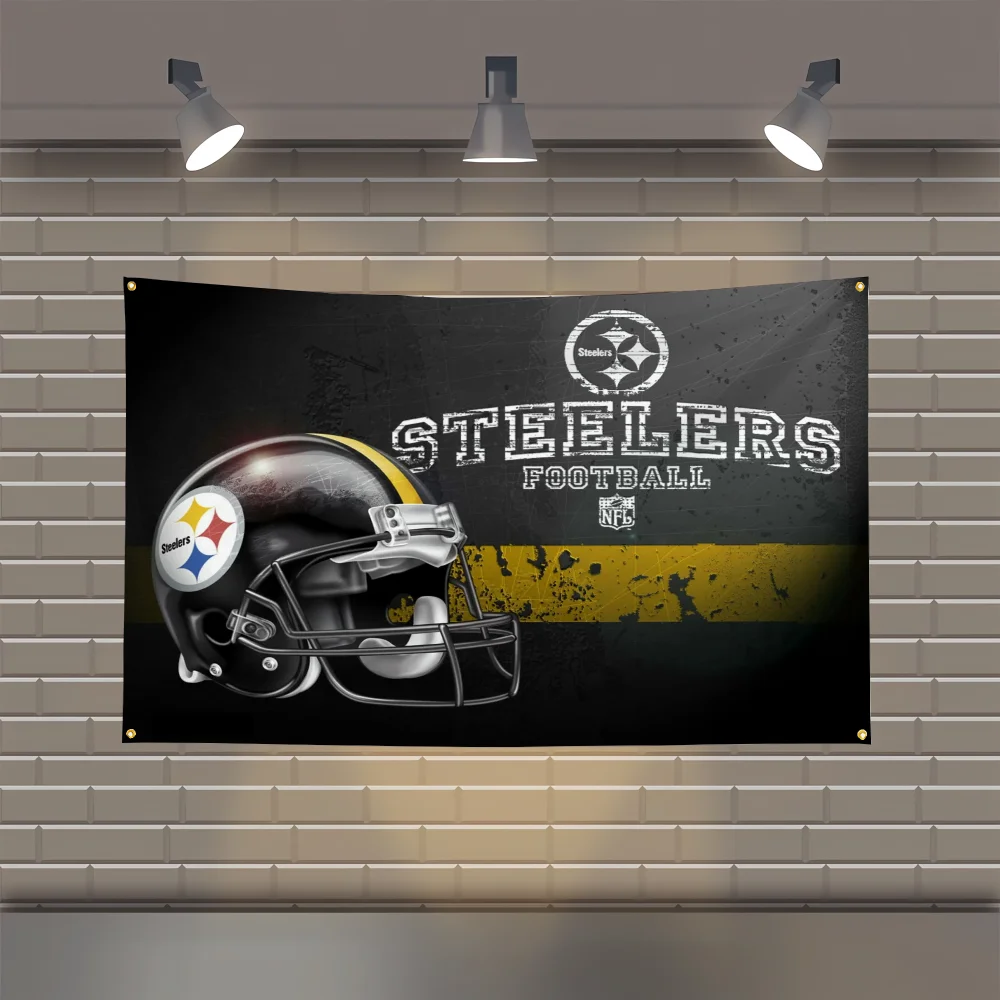 Bandera publicitaria Cerveza de los Pittsburgh Steelers Decoración de ...
