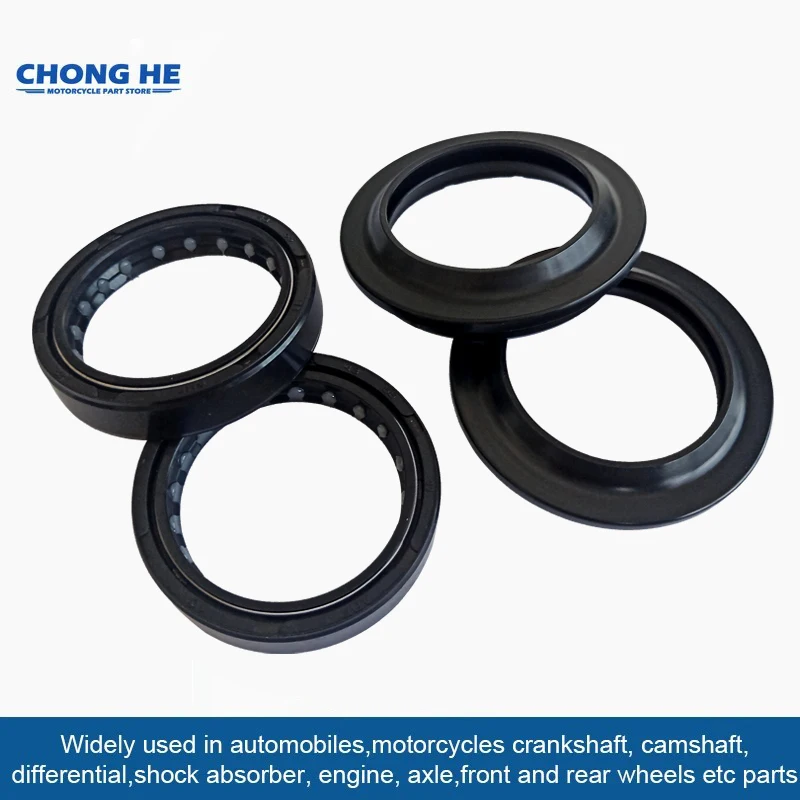 43x55x11-43-55-Motorcycle-Front-Shock-Fork-Damper-Shaft-Oil-Seal ...
