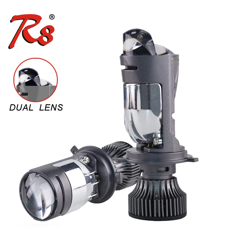 A11 2pcs/set Car 9v-80v 100watts 10000lm 6500k Dual Projector Lens Mini ...