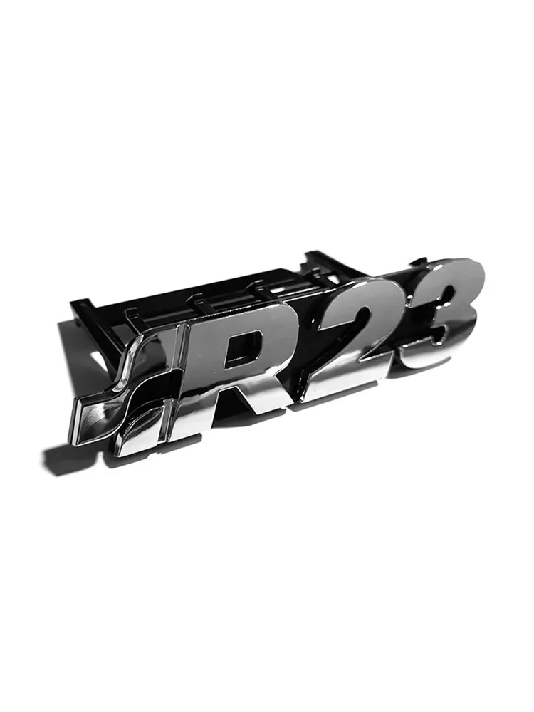 Clips de gril de couleur chromée, emblème Logo R23 MK4, Badges de ...