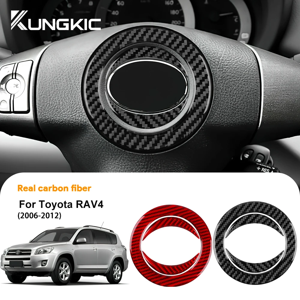 Real Soft Carbon Fiber Sticker For Toyota RAV4 2006 2007 2008 2009 2010 ...