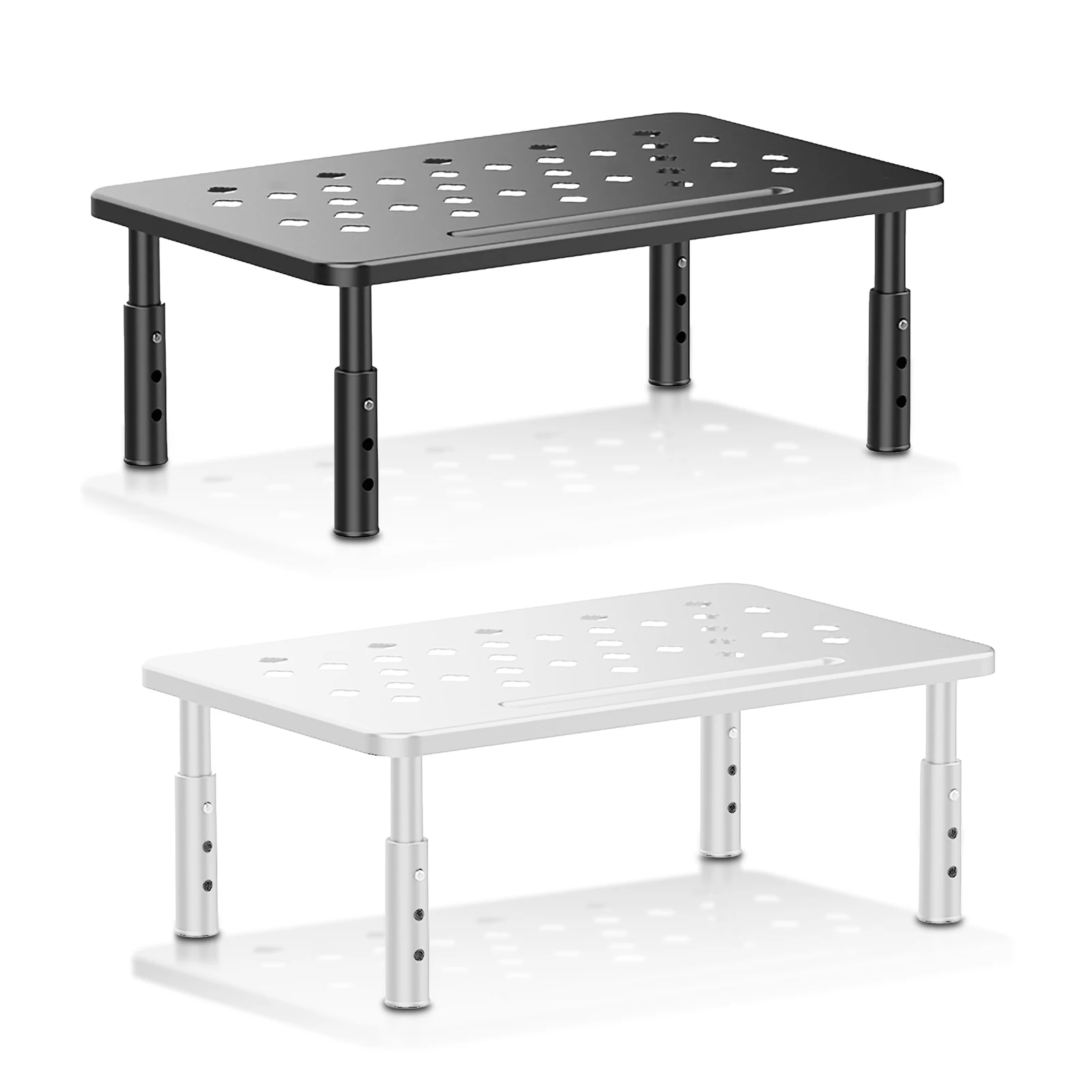 Monitor-Stand-Computer-Rack-Riser-3-Height-Retractable-Monitor-Riser ...