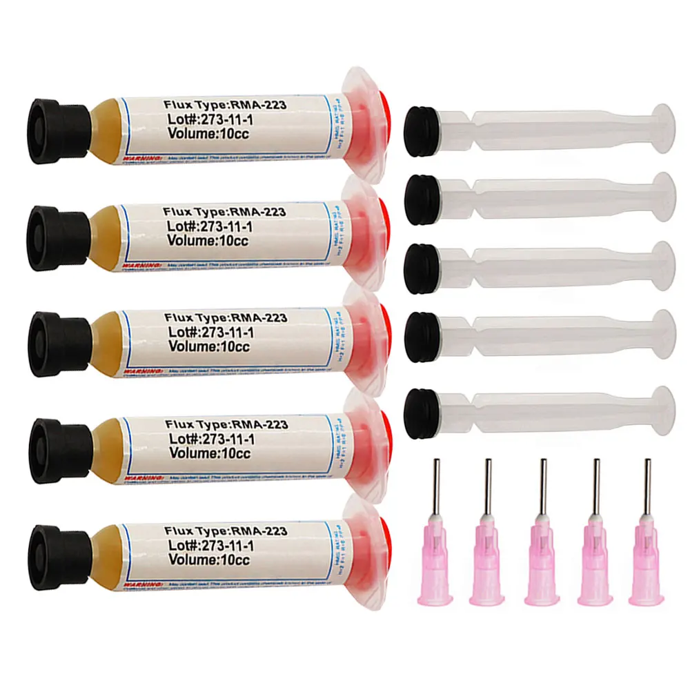RMA-223 Welding Flux Syringe Barrel Flux PCB IC Mobile Phone Repair SMD ...