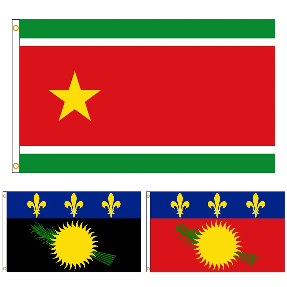 60×90 90x150 120×180CM Guadeloupe UPLG Flag Polyester Printed Banner ...