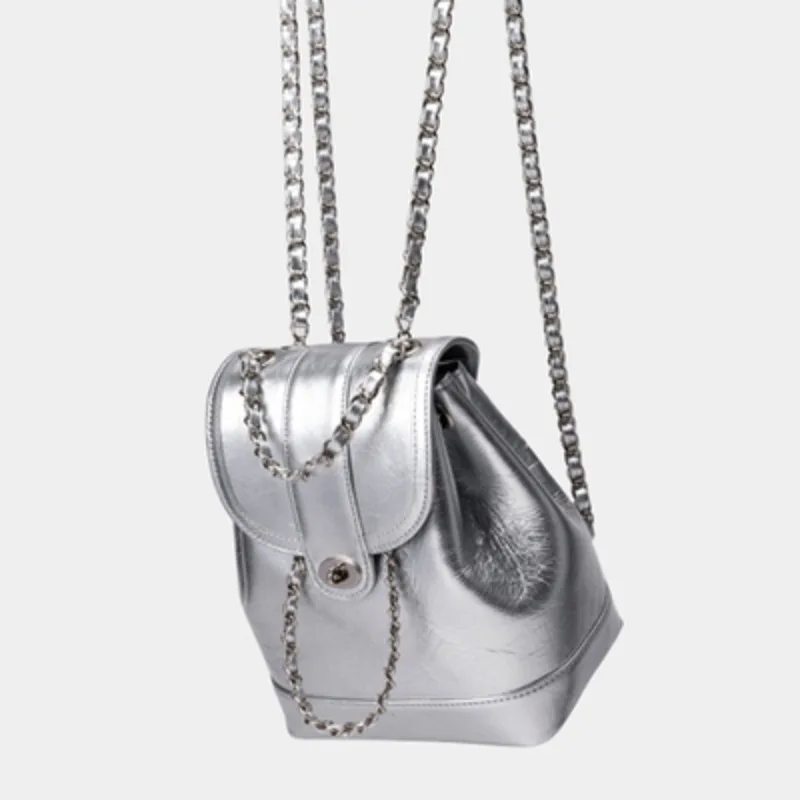 Korea-Mini-Chains-Backpack-Ins-Student-Oil-Wax-Leather-Shoulder-Bag ...