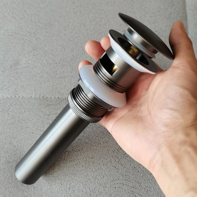 Gun Metal Grey Wash Basin Waste Trap – Assorted Produce