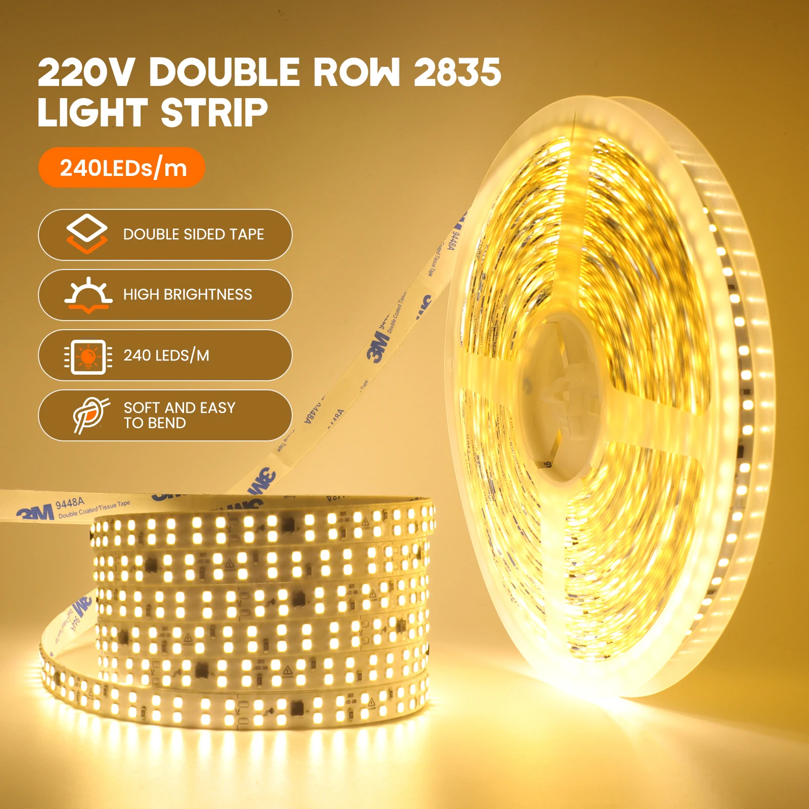 10m-roll-LED-Strip-Light-AC220V-2835SMD-Flexible-LED-Tape-Rope-Lamp ...
