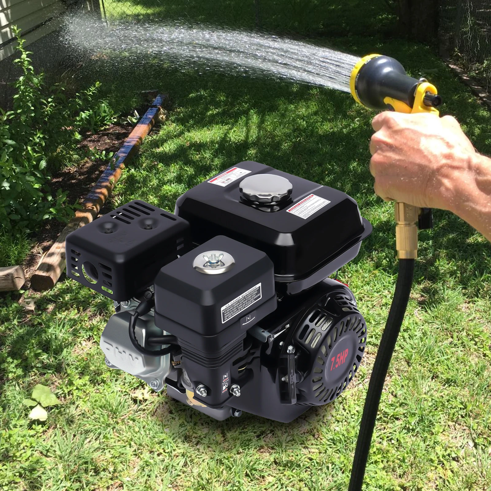 Gasoline-Engine-Petrol-Engine-7Hp-4-Stroke-Gas-Motor-Engine-Go-Kart ...