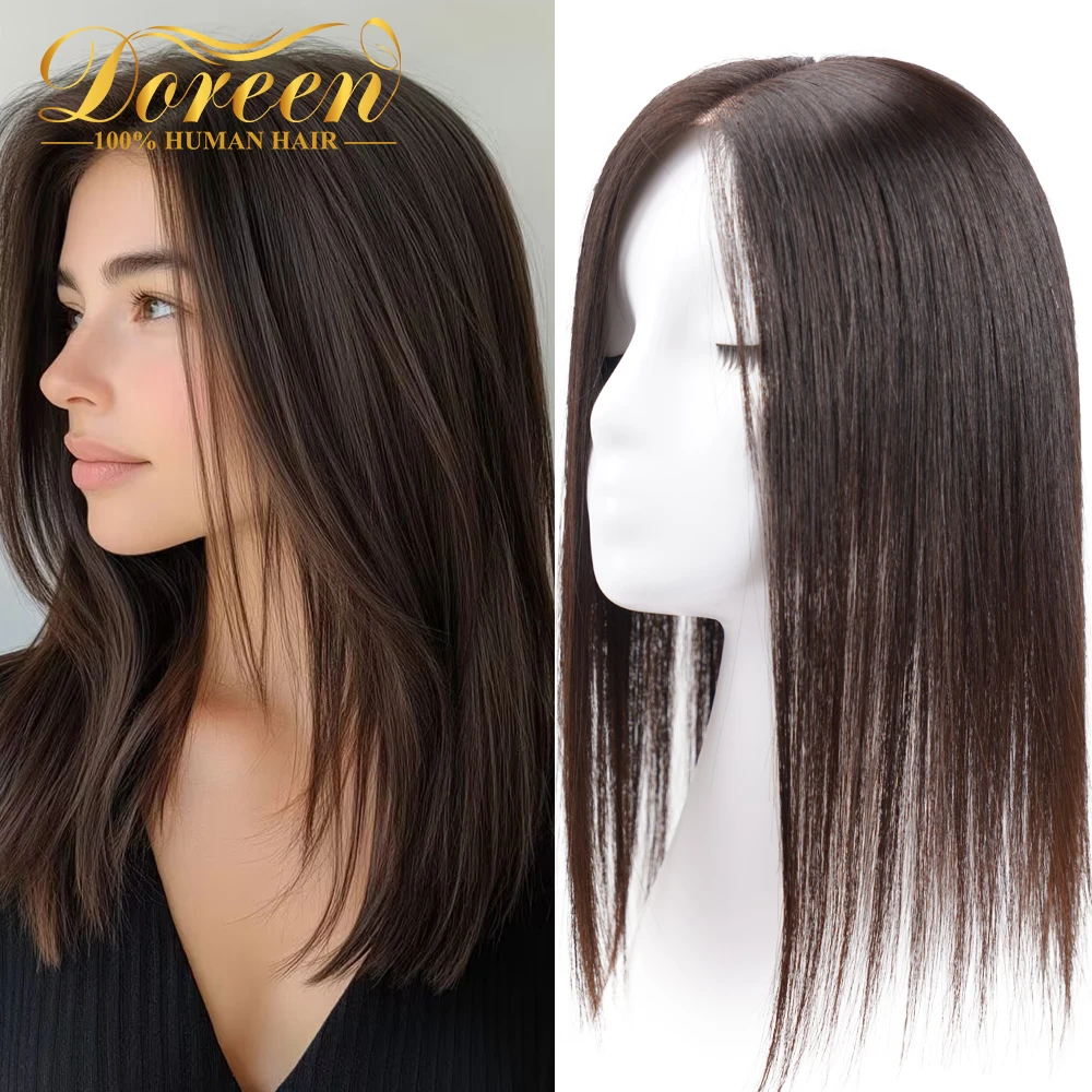 Doreen 16 inch 13*15cm Hair Toppers for Women Real Human Hair 360° 3D ...