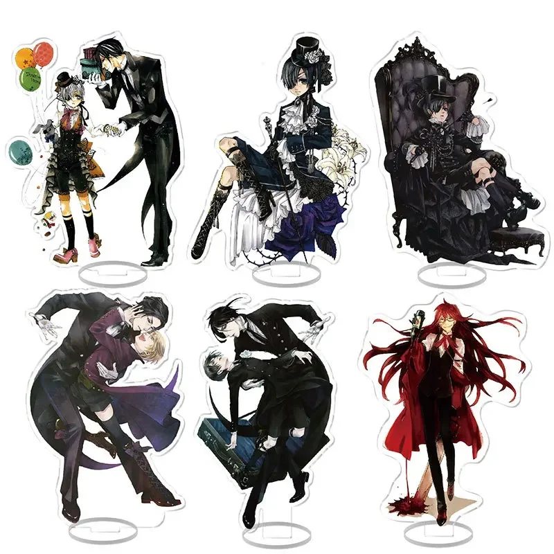 Anime-Black-Butler-Figure-Cosplay-Acrylic-Stand-Double-Sided-Keychain ...