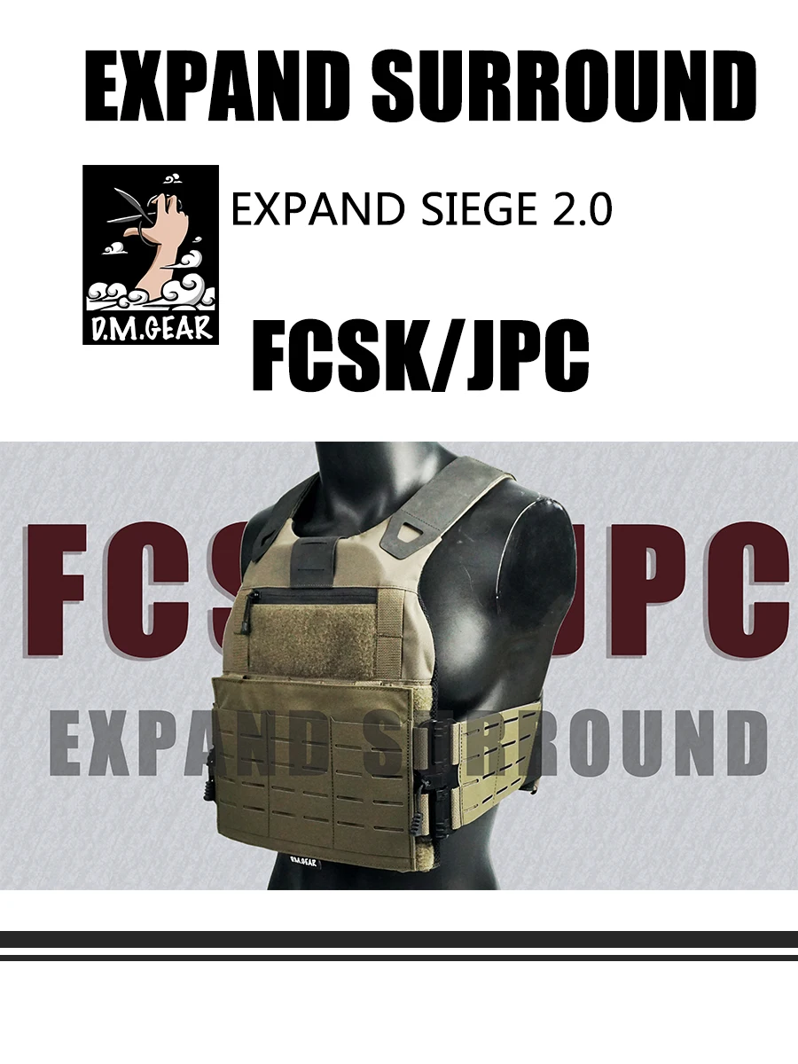 Tactical Vest Plate Carrier Holder For Ferro Fcsk Jpc Accessory ...
