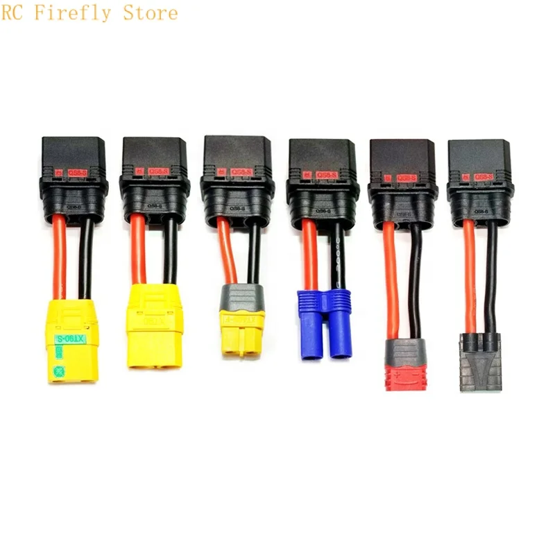 Xt90 Qs8 Battery Cable | Xt90 Male Trx Female | Anti Spark Connector ...