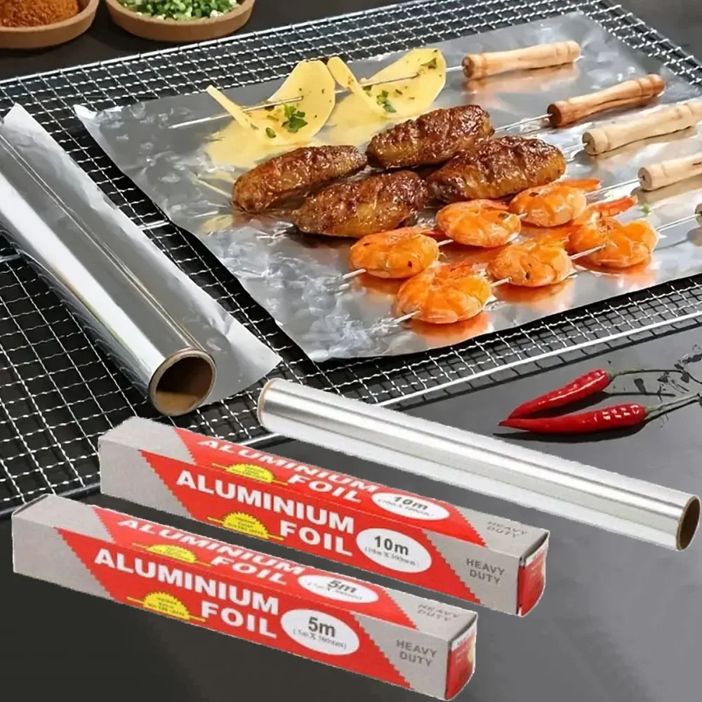 Aluminum Foil Sheets, Pre-Cut Foil Sheets, for Home Restaurant Food ...