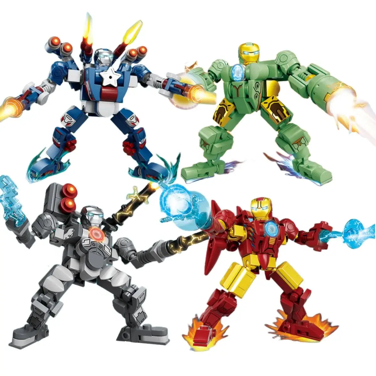 Building-Blocks-Mini-Model-Figures-Compatible-Marvel-Spiderman-Iron-Man ...