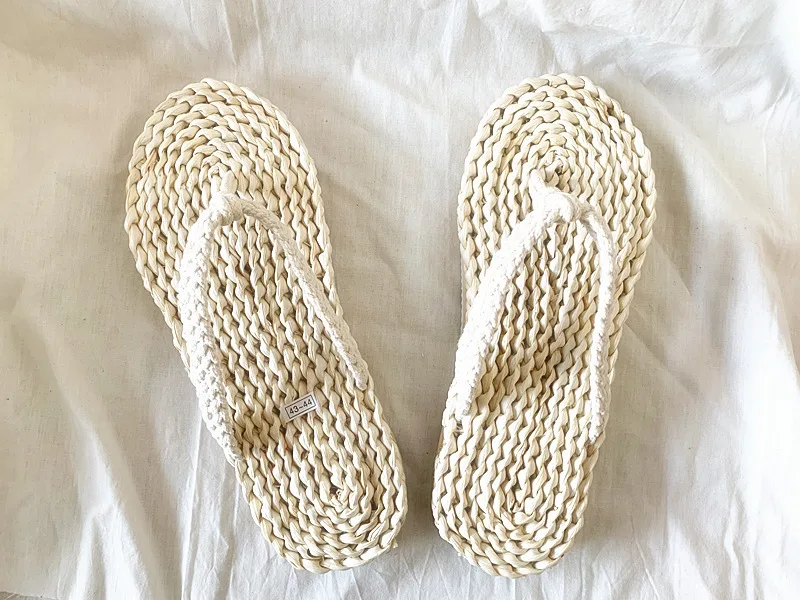 Hand-Made-Massage-Comfortable-Japanese-Shoes-Man-Straw-Flip-Flops-Luffy ...