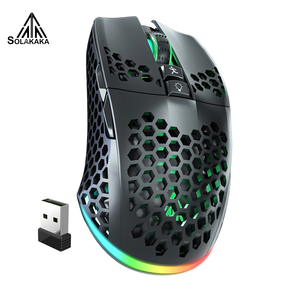 SOLAKAKA-SM600-Mouse-sem-fio-Bluetooth-Gaming-E-Sports-Mouse-recarreg ...