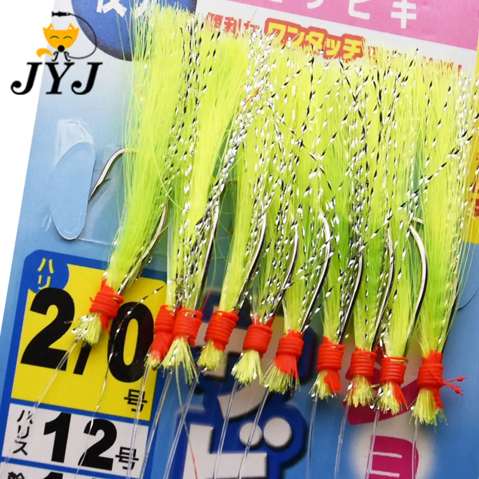 JYJ-10-hooks-per-bag-fishing-sabiki-rig-string-hooks-with-10-arms-for ...