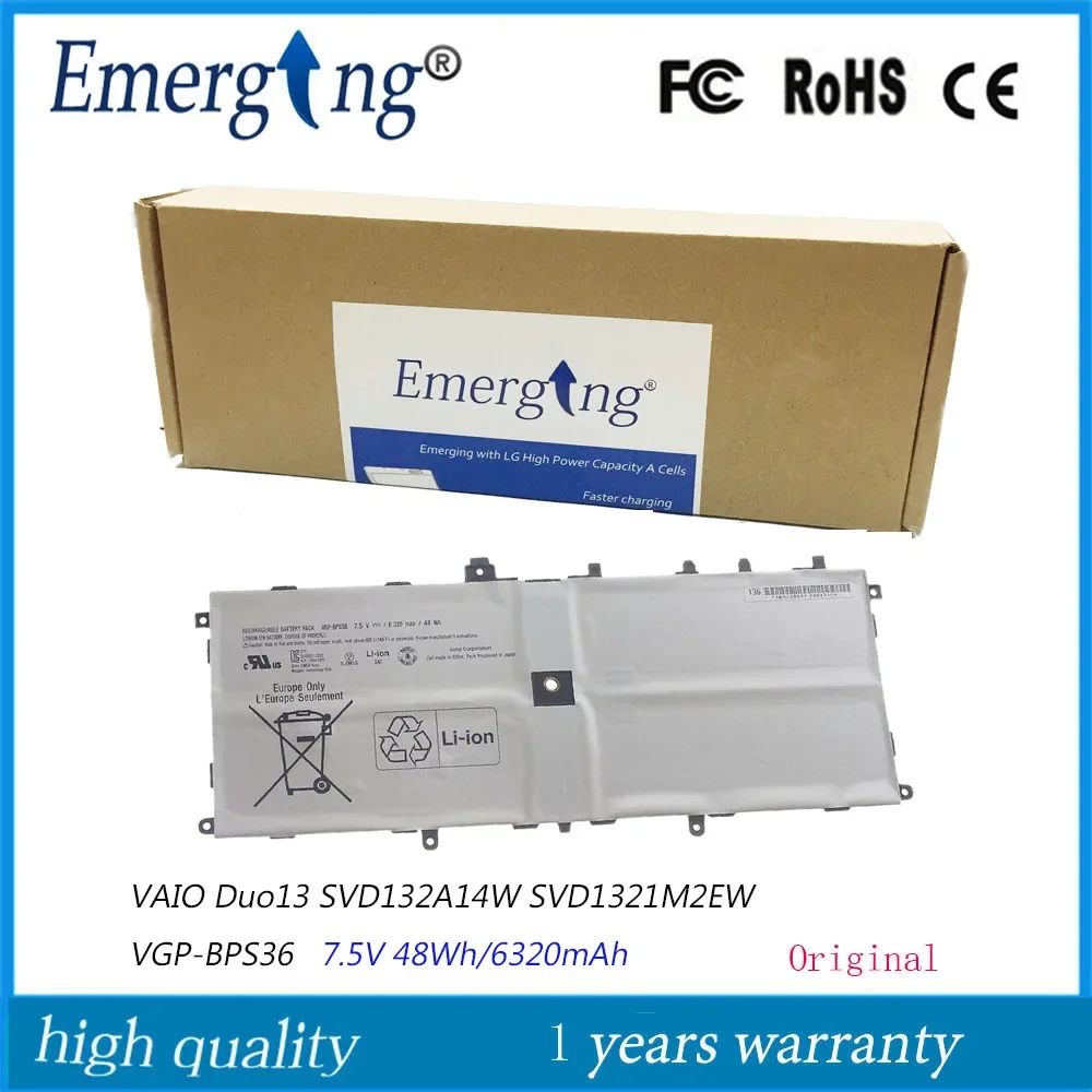 7-5V-48Wh-6320mAh-VGP-BPS36-Laptop-Battery-For-SONY-VAIO-Duo13 ...