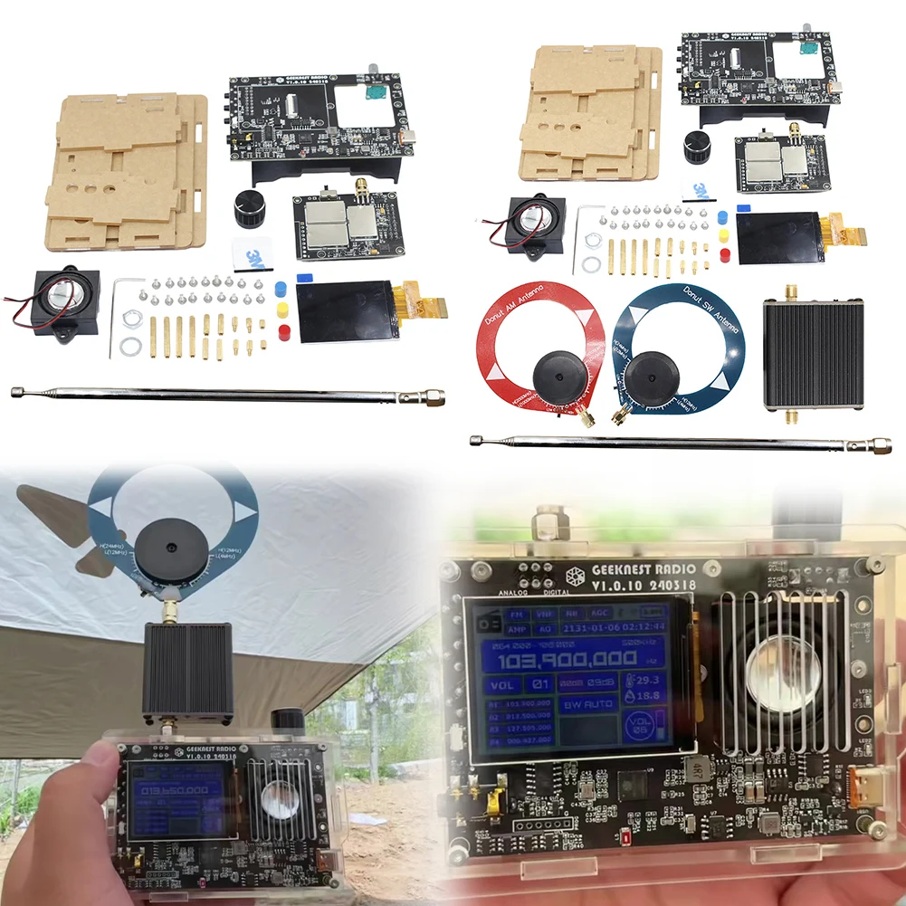 Full-band-Radio-Kit-Digital-Analog-Output-All-Band-Radio-Set-FM-AM-MW ...