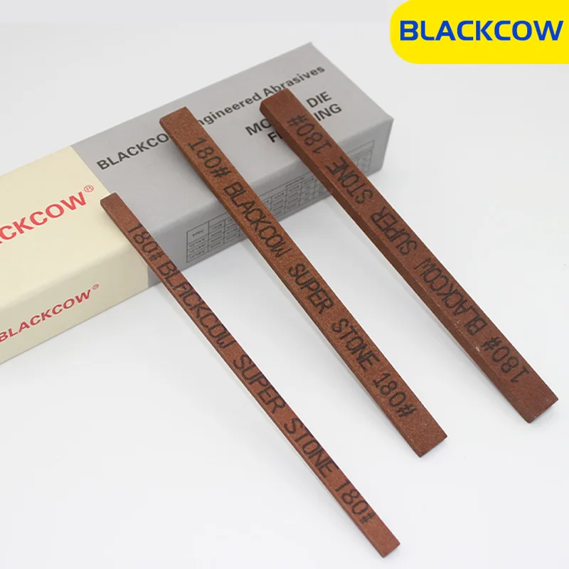 10PCS AS Red BLACKCOW EDM Stone Grinding Strip Mold&Die Polishing Sand ...