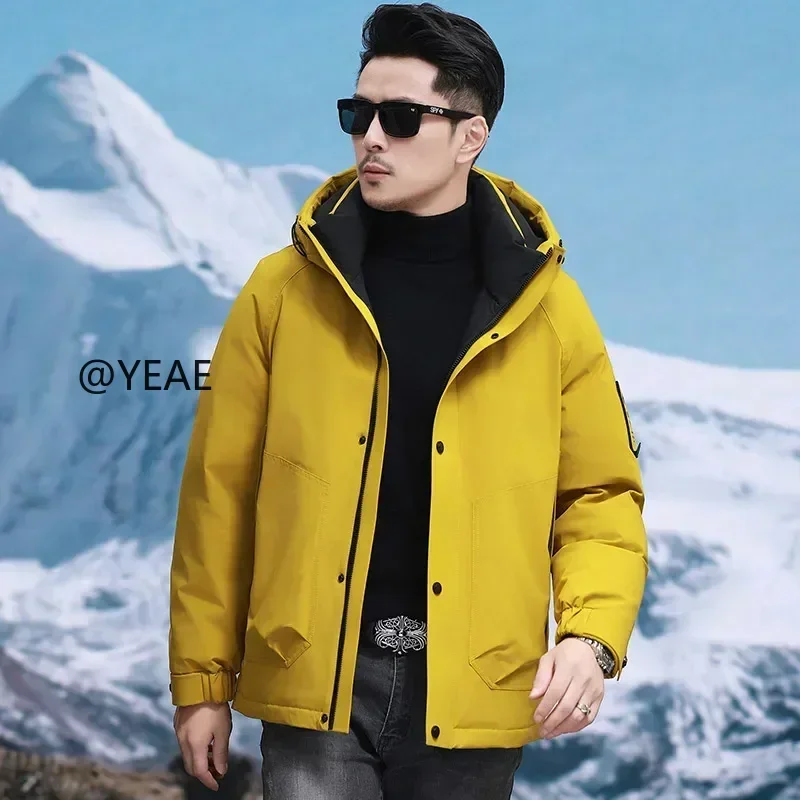 Designer-Clothes-Men-Short-Jackets-Duck-Down-Male-Padding-Luxury-Men-s ...