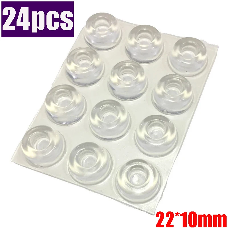 Silicone-Cabinet-Bumpers-Rubber-Damper-Buffer-Shockproof-Furniture-Pad ...