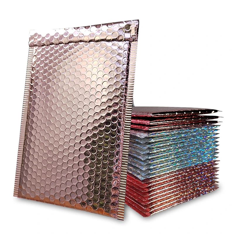 Metallic Bubble Mailers Bags | Rose Gold Padded Mailer Bag | Rose ...