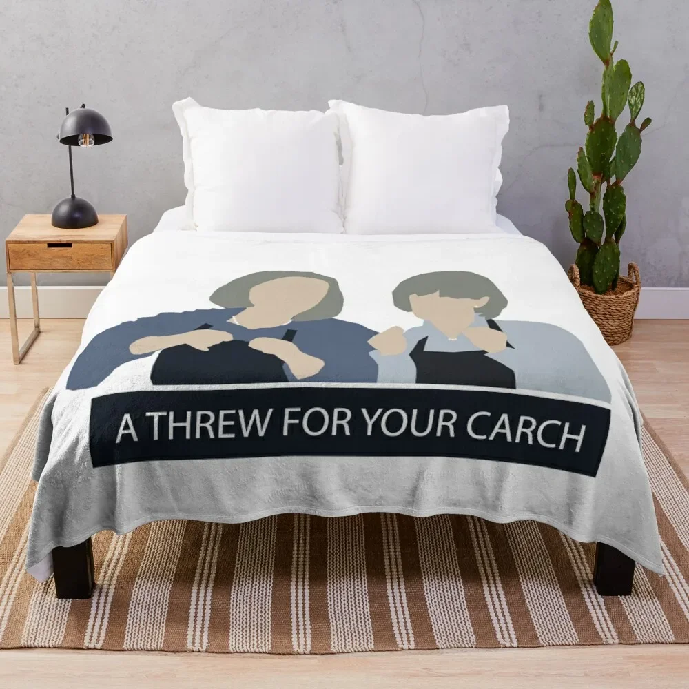 Prude-and-Trude-Kath-and-Kim-Throw-Blanket-Large-Luxury-Brand-Fluffy ...