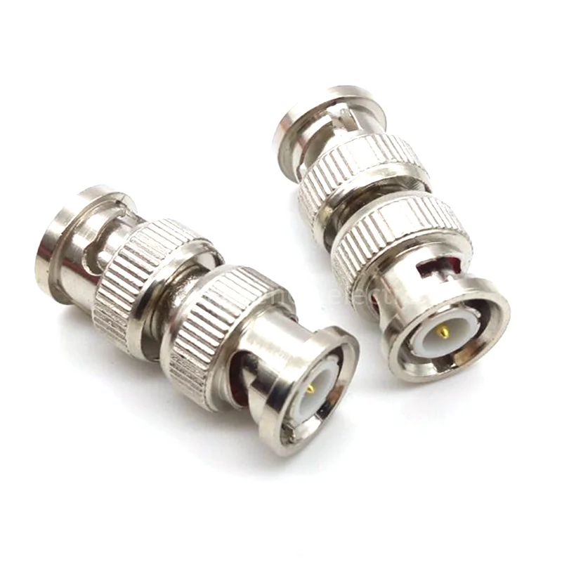 1 Piece BNC Male to Male Adapter RG59 Coaxial Coupler Extended through ...