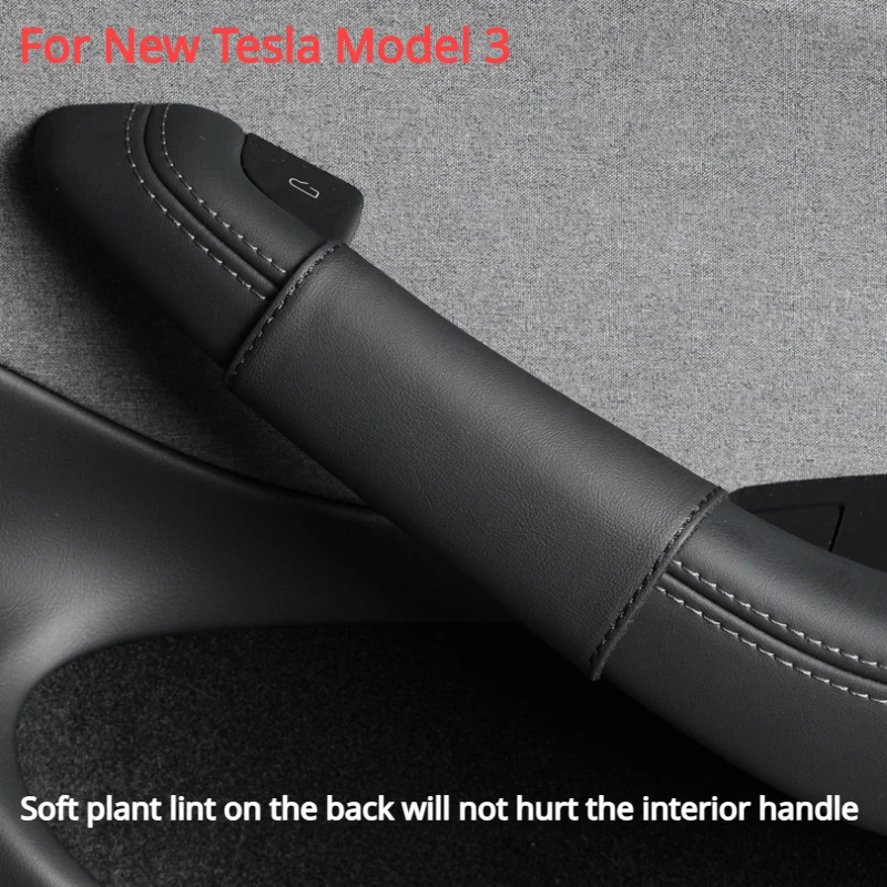 4PCS-Car-Door-Inner-Handle-Protector-Cover-For-tesla-model-3-highland ...
