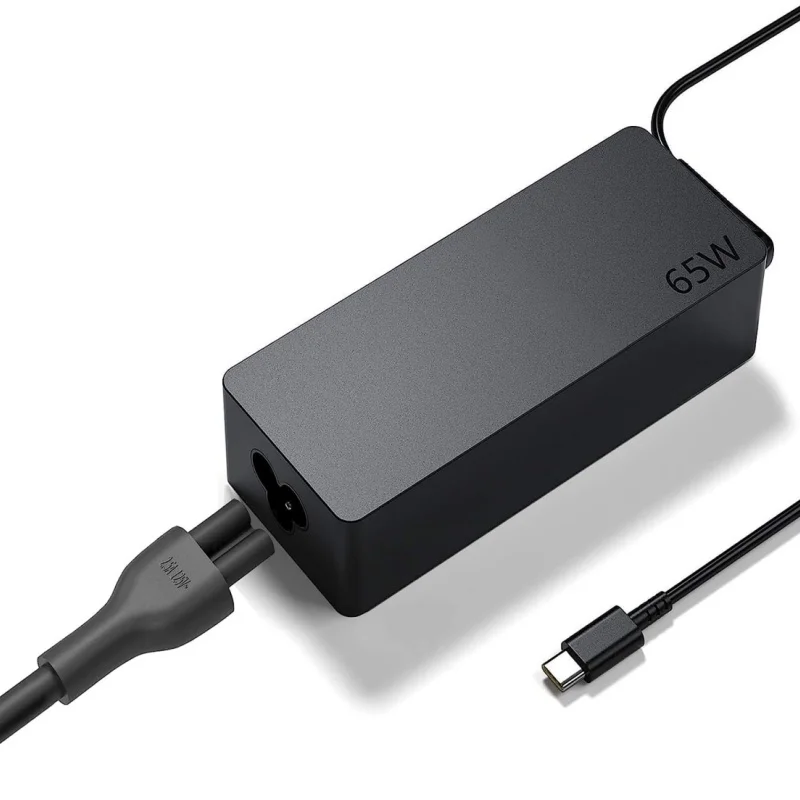 65W USB/Type-C Laptop Power Adapter Compatible For Lenovo ThinkPad E480 ...
