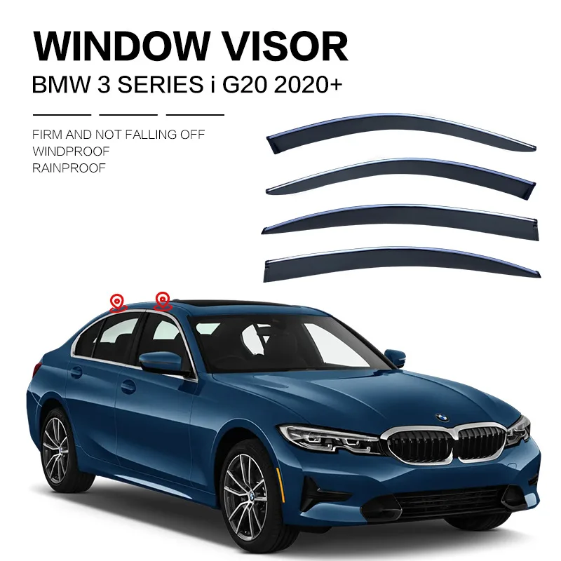 For-BMW-3-series-E90-F30-Window-visor-Weather-Shield-Side-Window ...