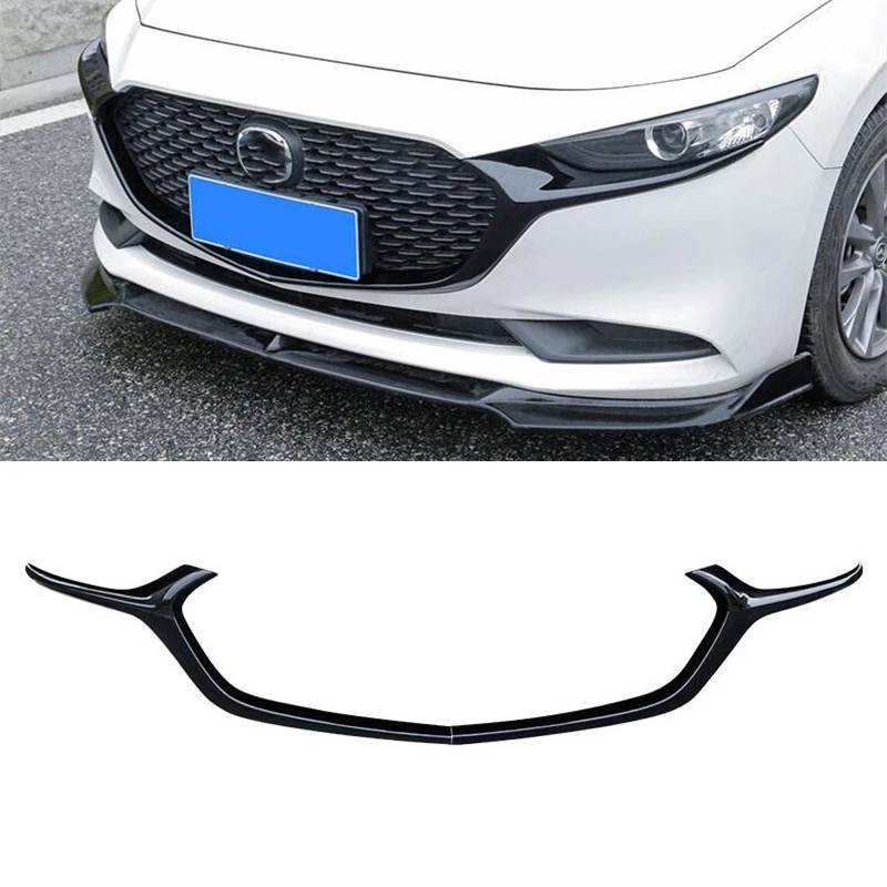 For-Car-Grille-Trim-Strip-New-Mazda-3-2019-2020-ABS-FRONT-Bumper-Full ...