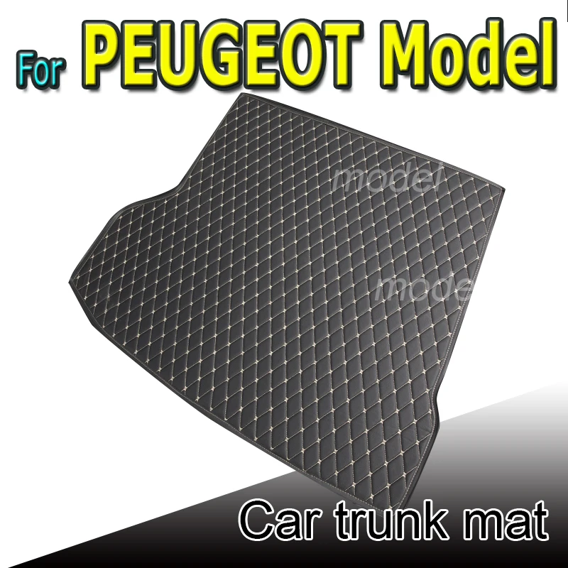Waterproof-Car-Trunk-Mat-For-PEUGEOT-5008-RCZ-206-607-405-Rifter-5seat ...