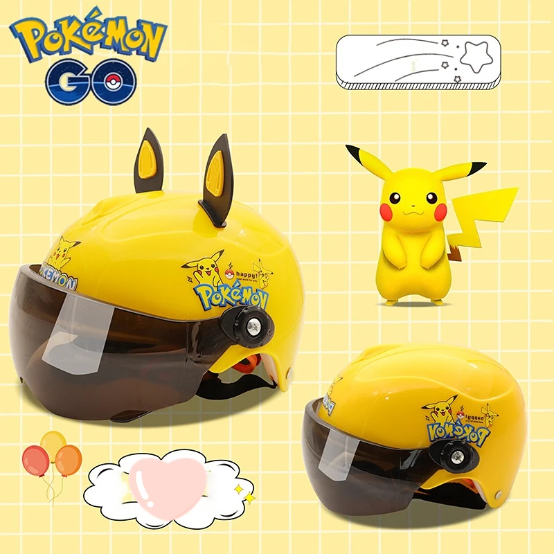 Pokemon-Pikachu-Children-Outdoor-Impact-Resistance-Helmet-Windproof ...