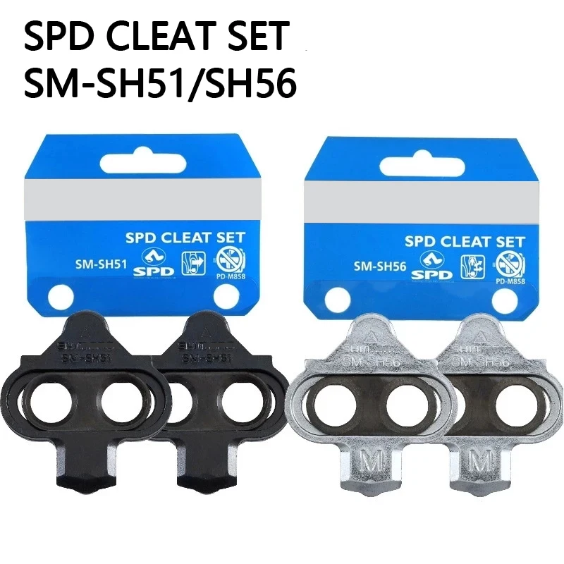 SM SH51 SPD 클리트 세트 MTB 자전거 페달 잠금 Wellgo WPD 98A M515 M520 M540 용 싱글 멀티 ...