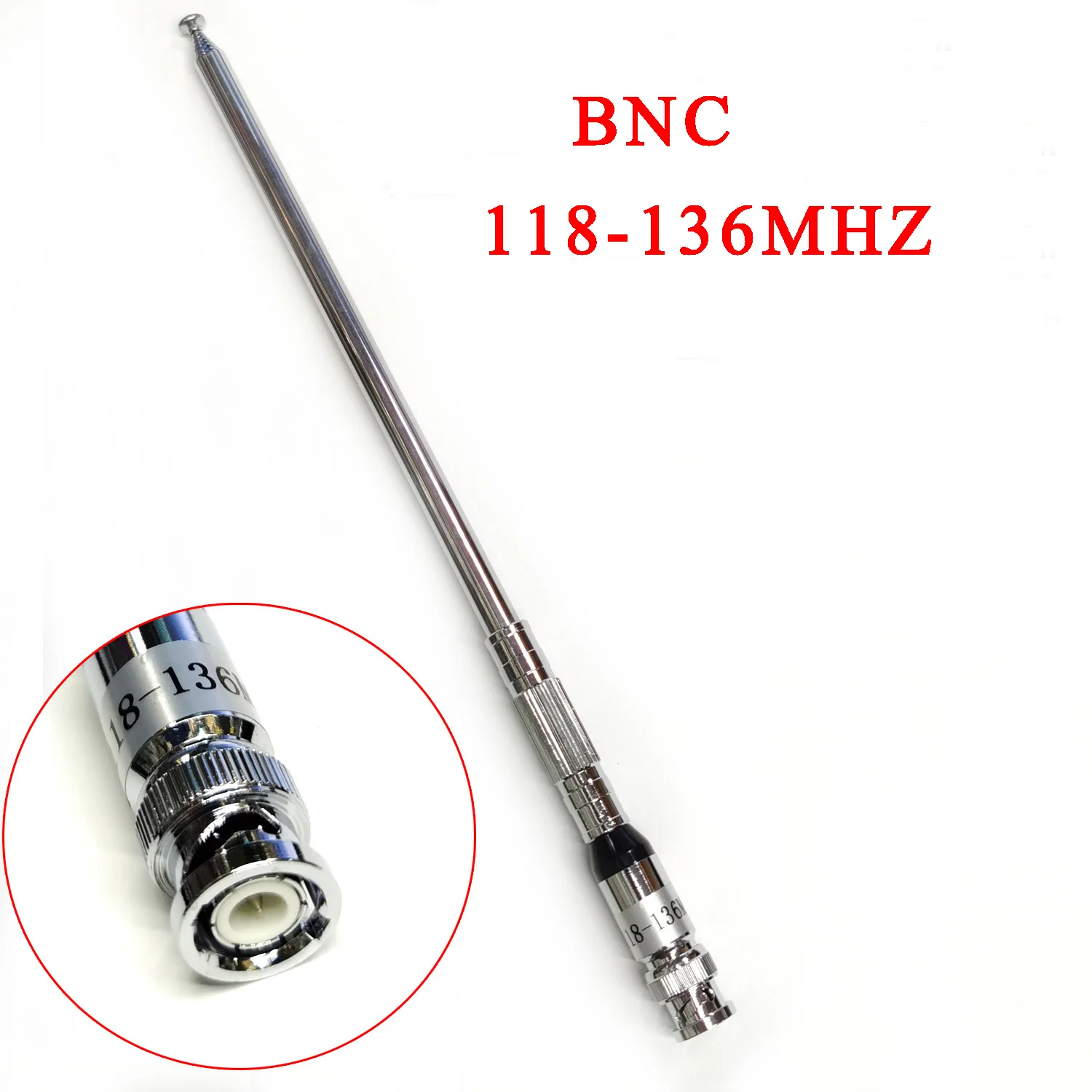 1Pcs 1M Scalable 118-136MHz Whip Telescopic Antenna Multiple Uses ...