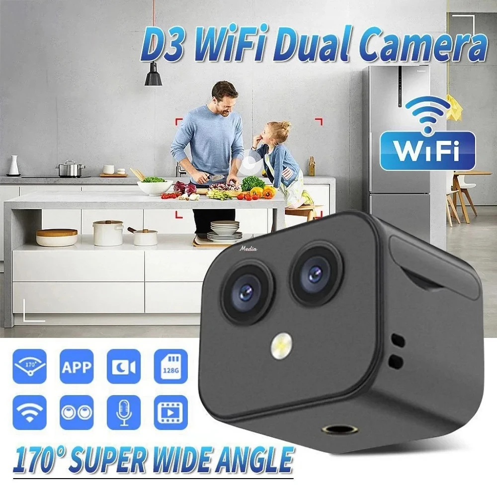 Mini-C-mera-De-Vigil-ncia-WiFi-Lente-Dupla-C-mera-De-Vigil-ncia-IP ...