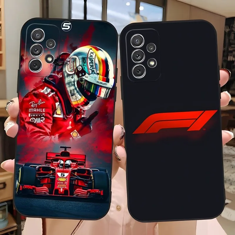 Schumacher Coque de téléphone Formule 1 F1 pour Samsung Galaxy, S23, S22, S20, S21, S9, S30, S10 ...