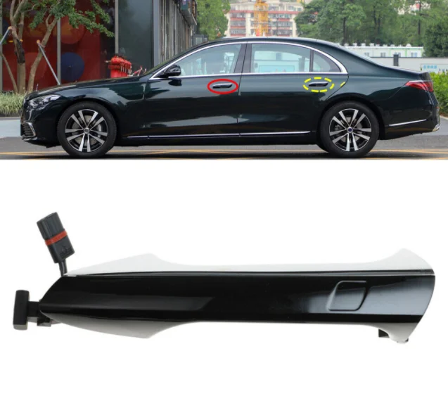 Front-Rear-Left-Right-Exterior-Door-Handle-for-Mercedes-W221-S300-S350 ...