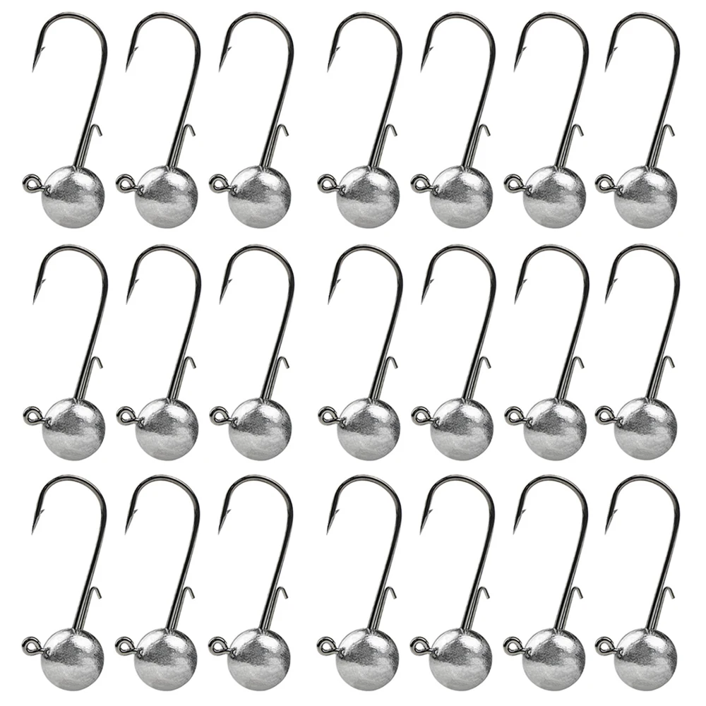 50Pcs-Round-Ball-Jig-Heads-Carp-Fishing-Hook-Accessories-Ned-Rig-Jig ...