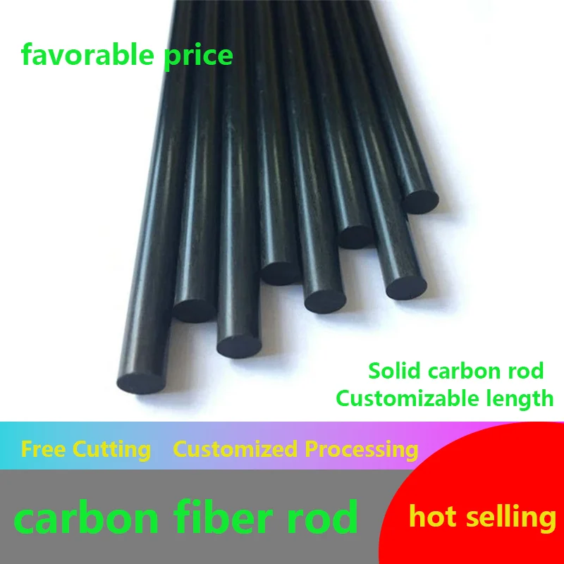 Carbon-Fiber-Rod-Length-500mm-Rods-Various-Diameters-High-Strength ...