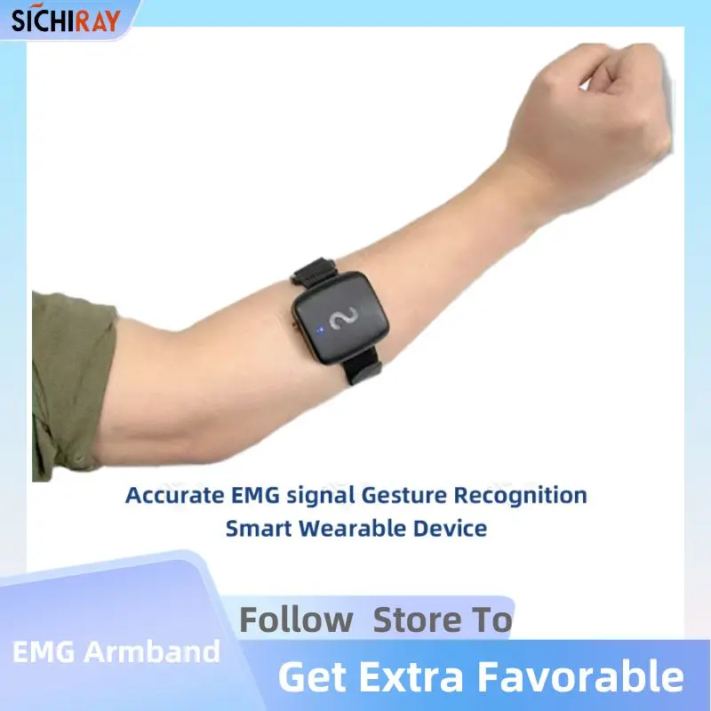 EMG-Armband-Dry-Electrode-Muscle-Sensor-Wearable-Device-Gesture-Control ...