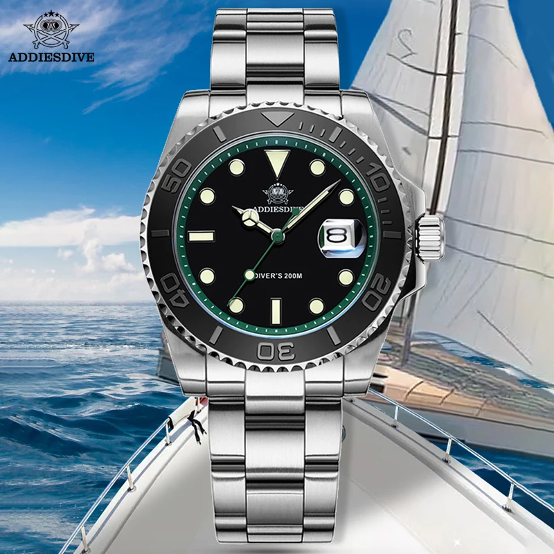 ADDIESDIVE-Reloj-de-buceo-de-41mm-para-hombre-cron-grafo-de-cuarzo-de ...