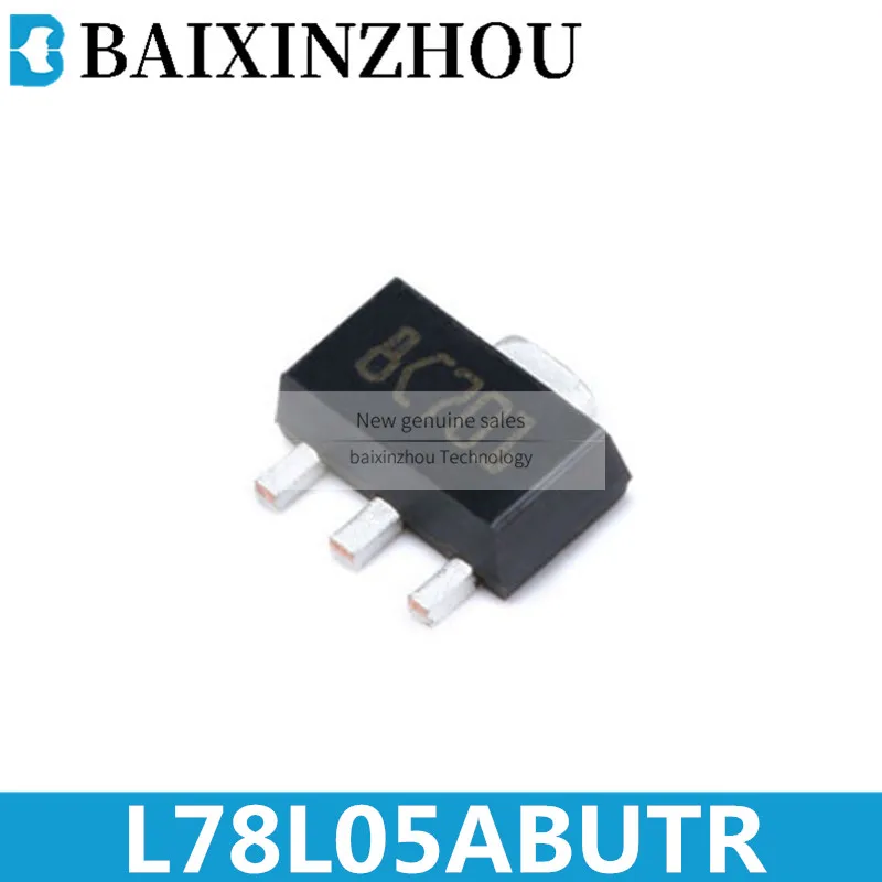 (10pcs)New L78L05ABUTR L78L05ACUTR printed 8C L79L05ABUTR L79L05ACUTR printed 9C SOT-89 linear ...