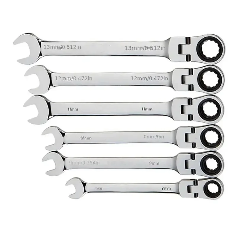 1pc-10mm-Combination-Ratchet-Wrench-With-Flexible-Head-Dual-Purpose ...