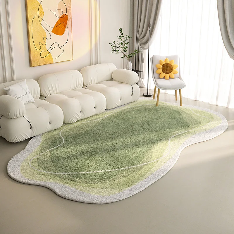 Irregular-Shaped-Living-Room-Decoration-Carpet-Light-Luxury-Rugs-for ...