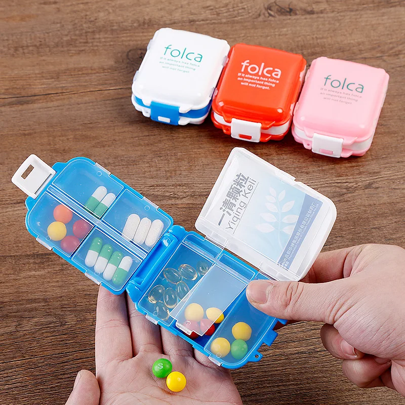 Hot Sell 1 Pcs New Plastic Box Weekly Sort Folding Vitamin Medicine ...